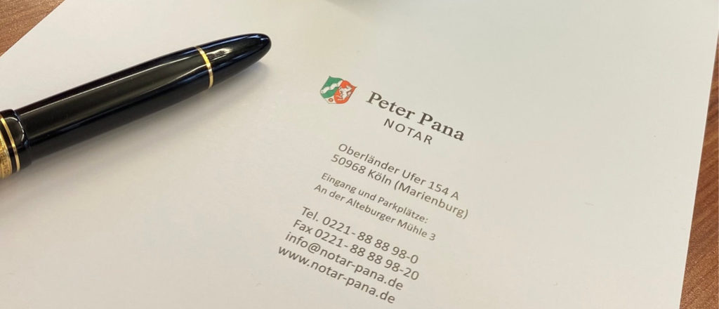 Immobilien - Notar Peter Pana
